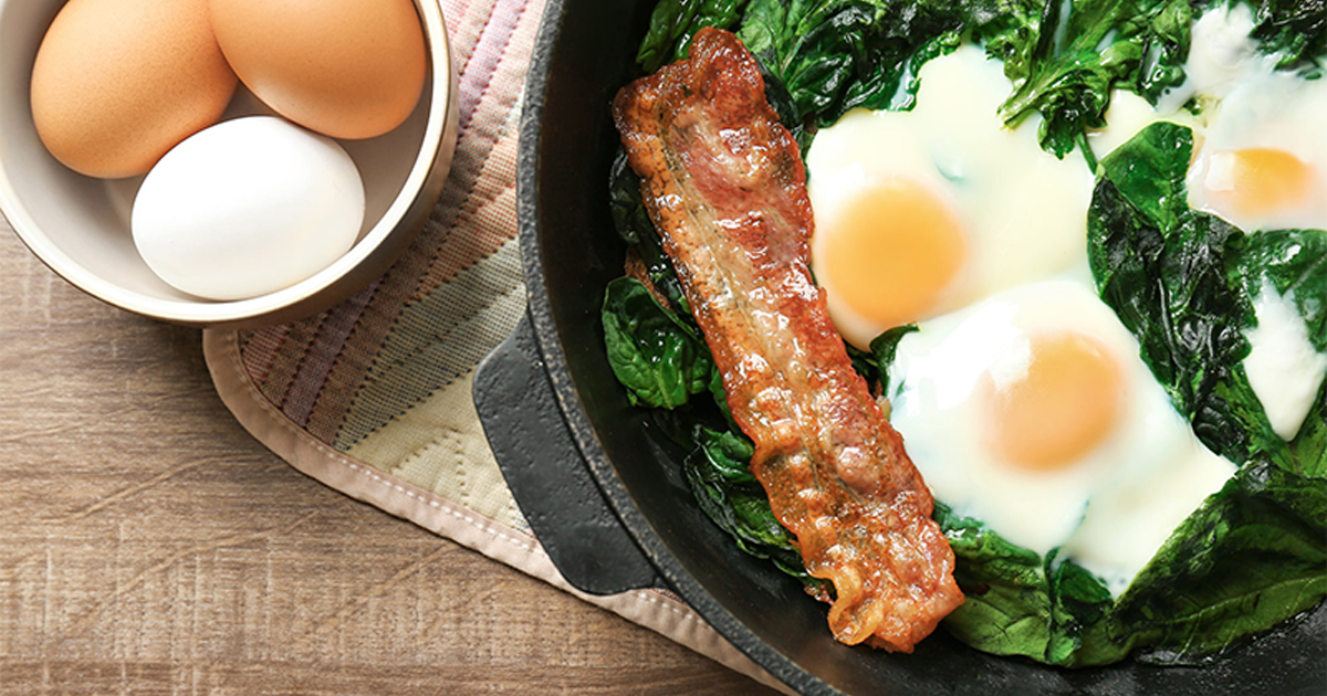 A Not So Naughty Keto Bacon And Eggs Recipe Wellme